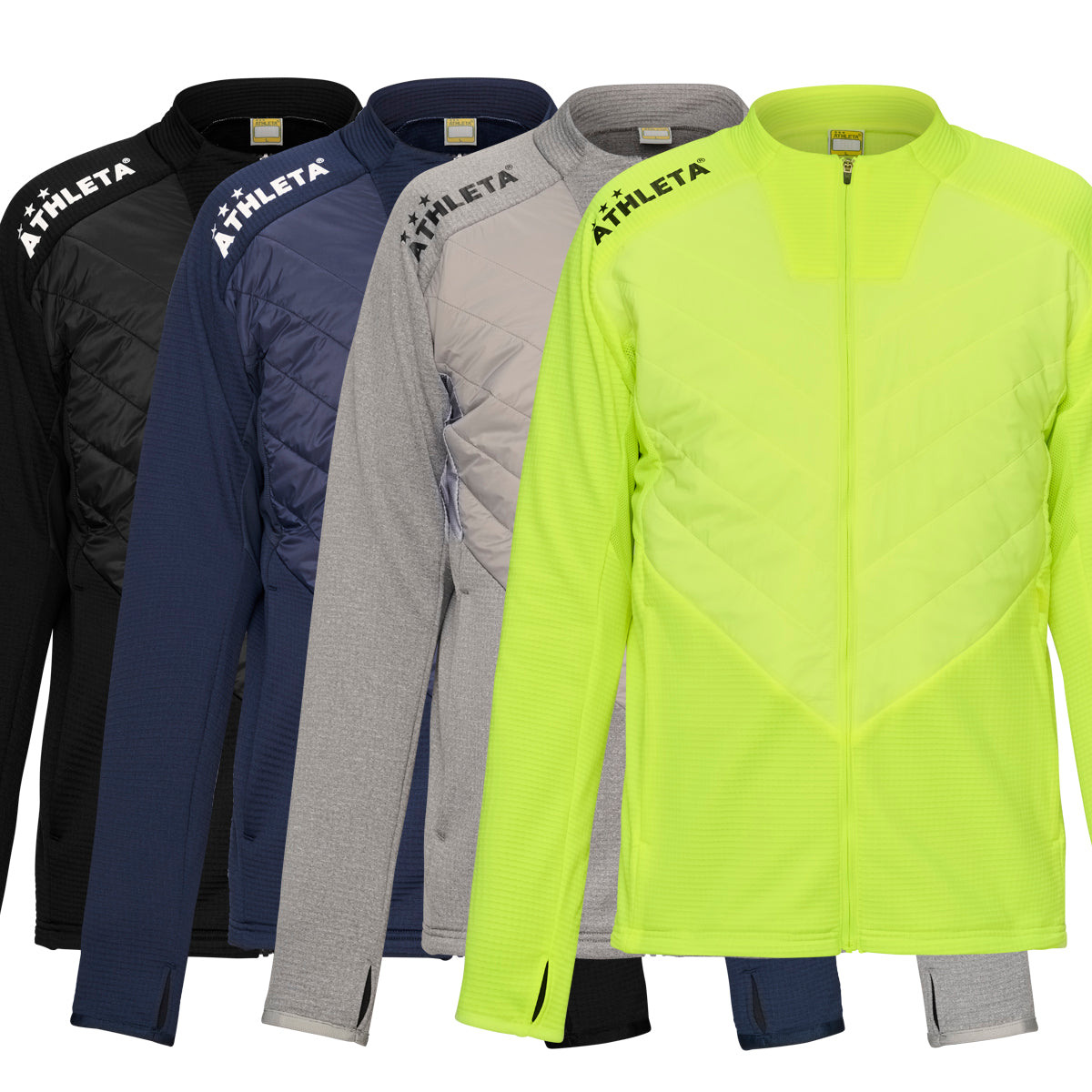 グリッド起毛パディングTRジャケット25f