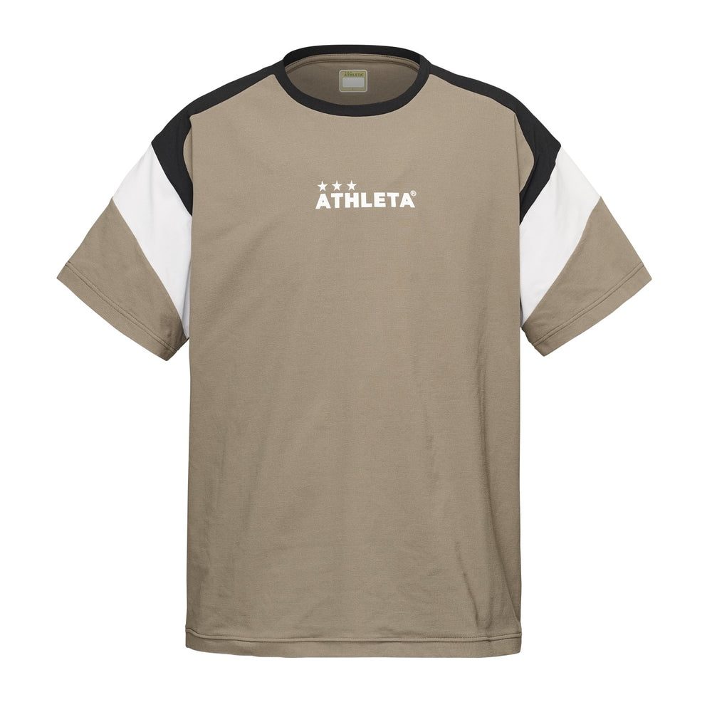 ドライフェザーカラーブロックプラシャツ